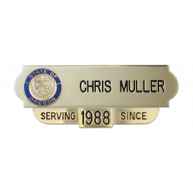 Hookfast.com: QS-5HR with Service Award (2 5/8" X 1")