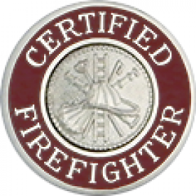 Hookfast.com: Certified Firefighter Collar Ornament (EM-5628)